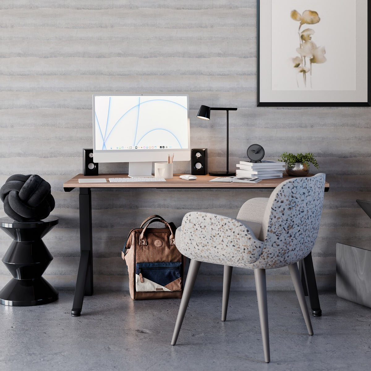 Structure de bureau assis debout électrique Home Office - Happy Desk